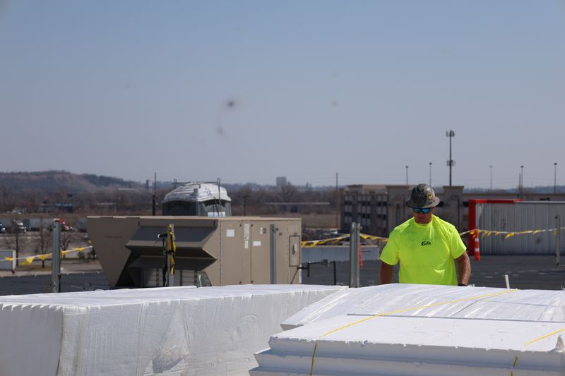 Iowa Field House Commercial Roofing Project Images | 10 Men Roofing